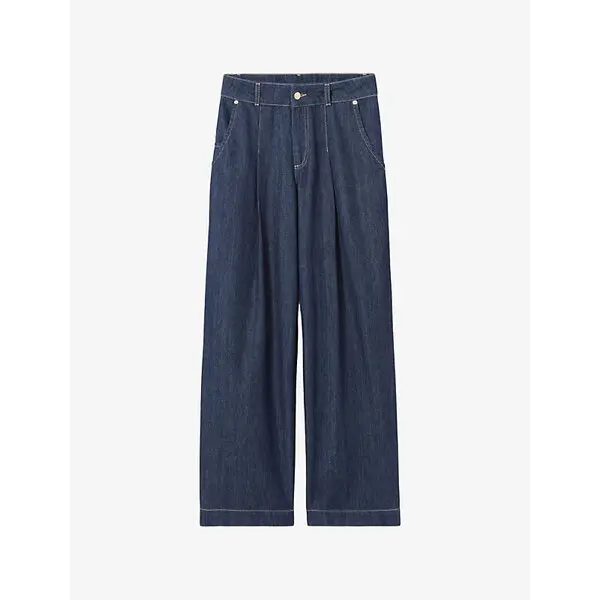 Claudie Pierlot Straight-leg Mid-rise Denim Jeans