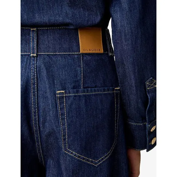 Claudie Pierlot Straight-leg Mid-rise Denim Jeans