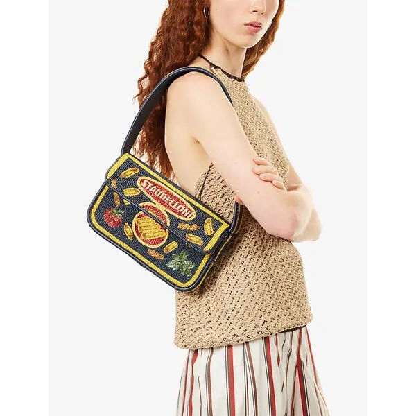 Staud Tommy Beaded Shoulder Bag - Staudelloni
