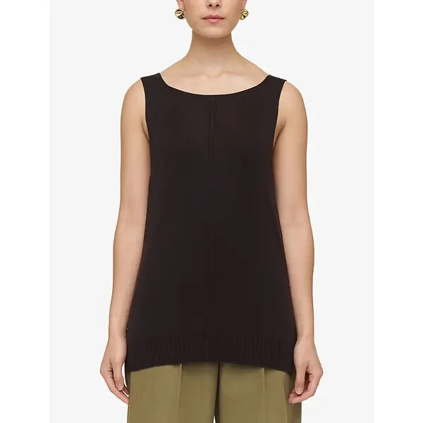 JOSEPH Tell Silk Knit Vest Top
