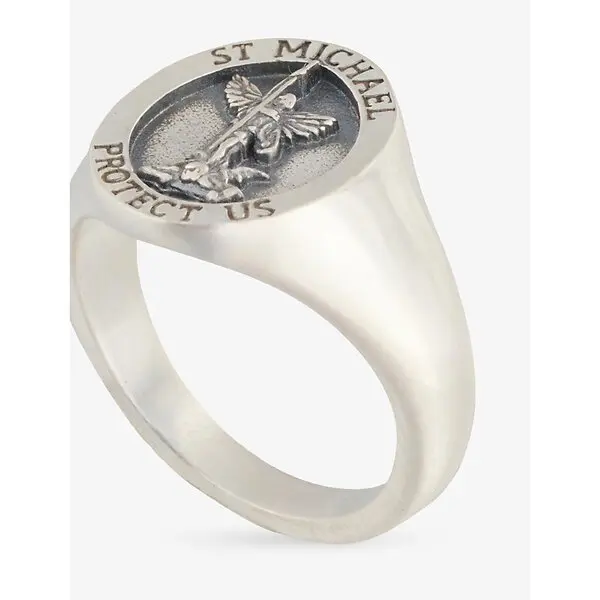 SERGE DENIMES Archangel Signet Sterling- Ring