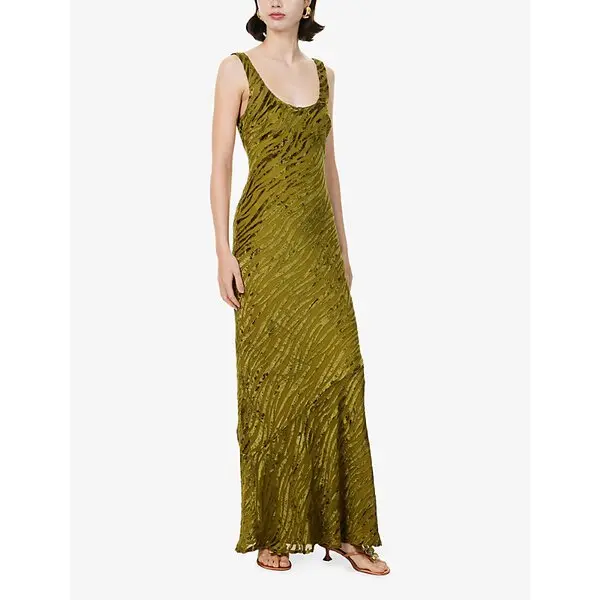 PRETTY LAVISH Kendall Sleeveless Woven Maxi Dress