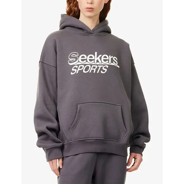 SISTERS & SEEKERS Seekers Sports Cotton-jersey Hoody