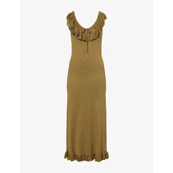 PRETTY LAVISH Sascha Frill Knit Midi Dress