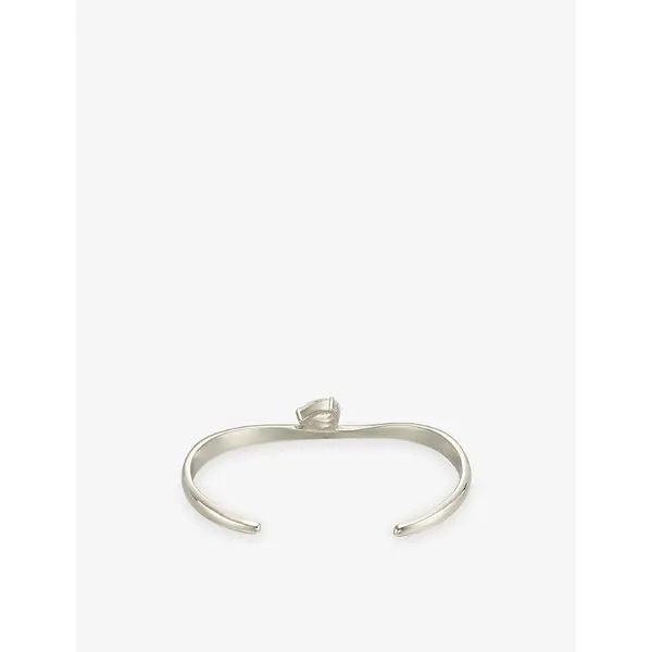 INDIGO LUNE Pia Platinum Plated Stainless-steel Bangle