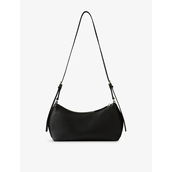 Claudie Pierlot Soft Leather Shoulder Bag - Black