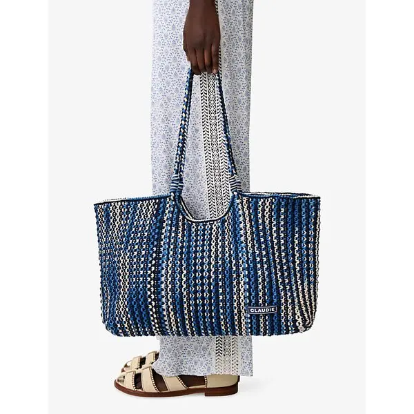 Claudie Pierlot Woven Tote Bag