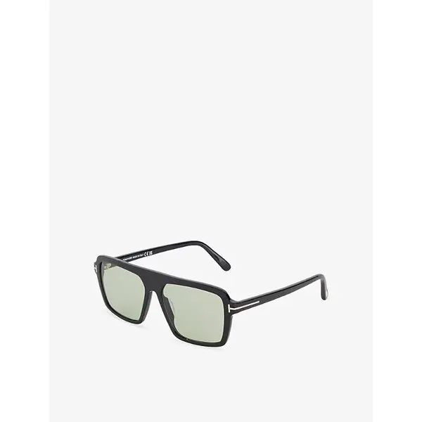 TOM FORD Vincent Pilot-frame Acetate Sunglasses