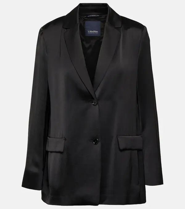 Max Mara Bernini Satin Blazer