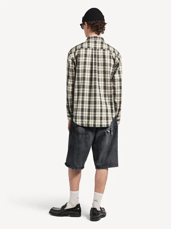 Balenciaga Regular-fit Cotton Flannel Check Shirt