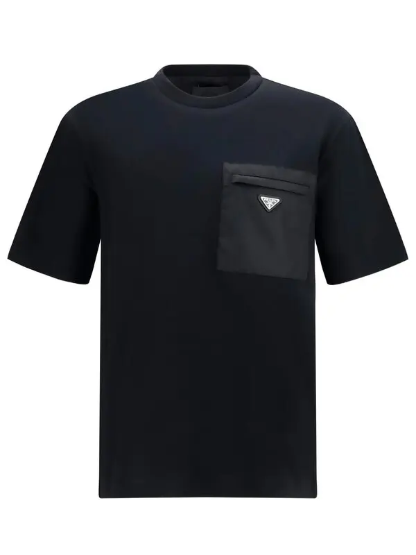 Prada Jersey And Re-nylon T-shirt