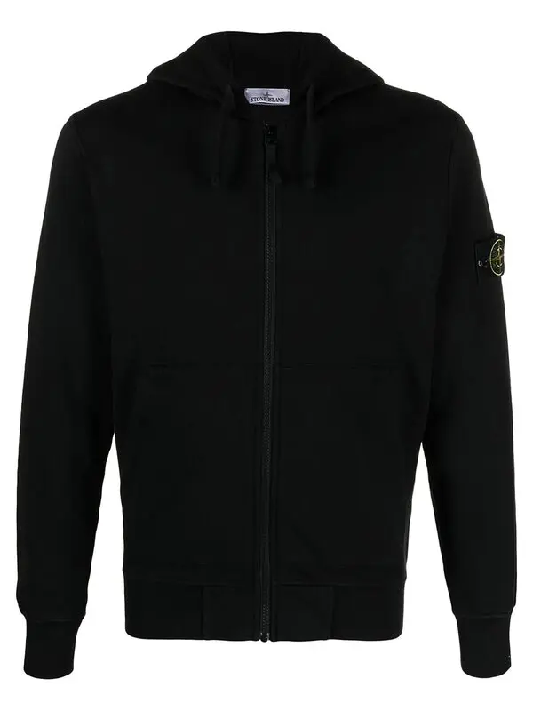 Stone Island Hoodie With Zip And Hood