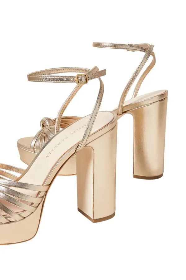 LoveShackFancy Loeffler Randall Rivka Platform Sandal - Black