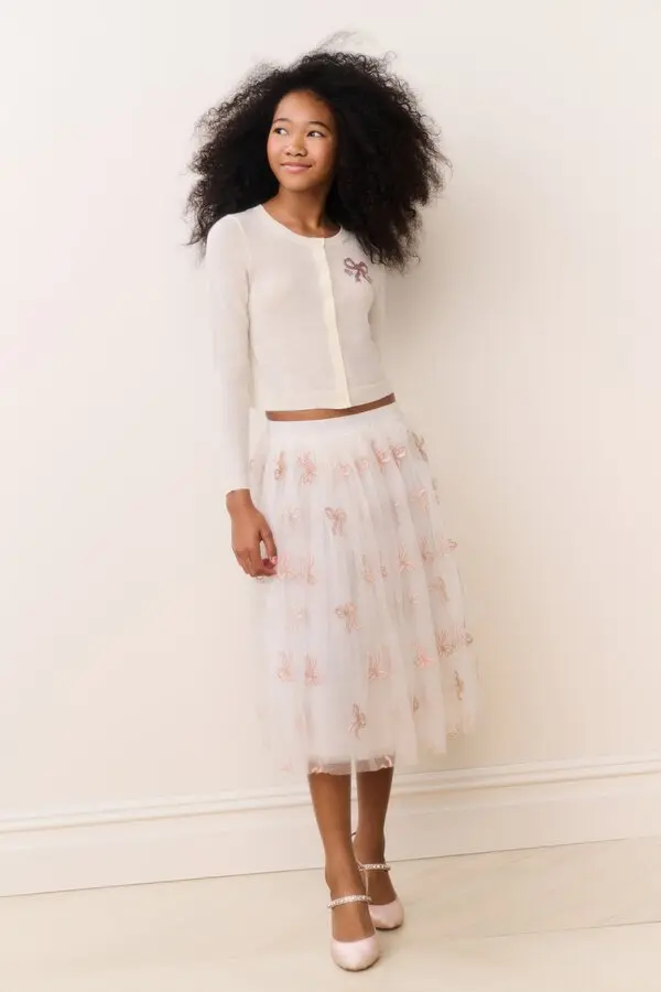 LoveShackFancy Tween Kina Secret Crush Midi Skirt