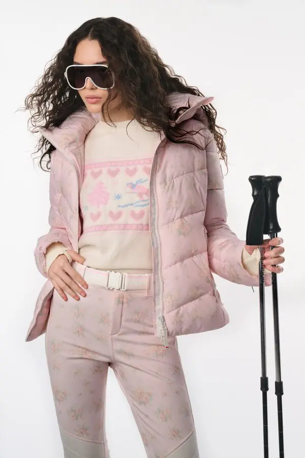 LoveShackFancy Bogner Fire+ice X Saelly2 Outdoor Jacket - Barely Pink