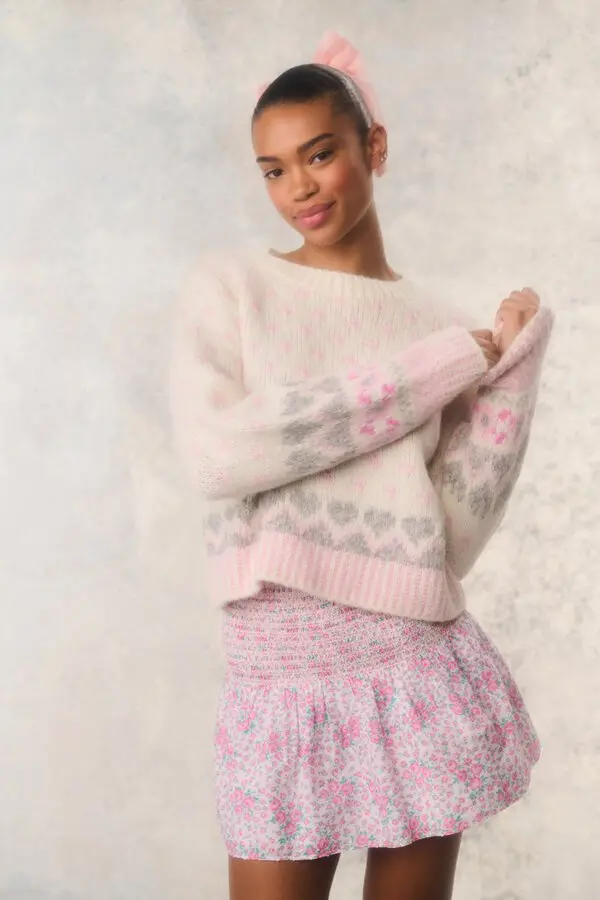 LoveShackFancy Re-edition Rosie Alpaca-blend Pullover
