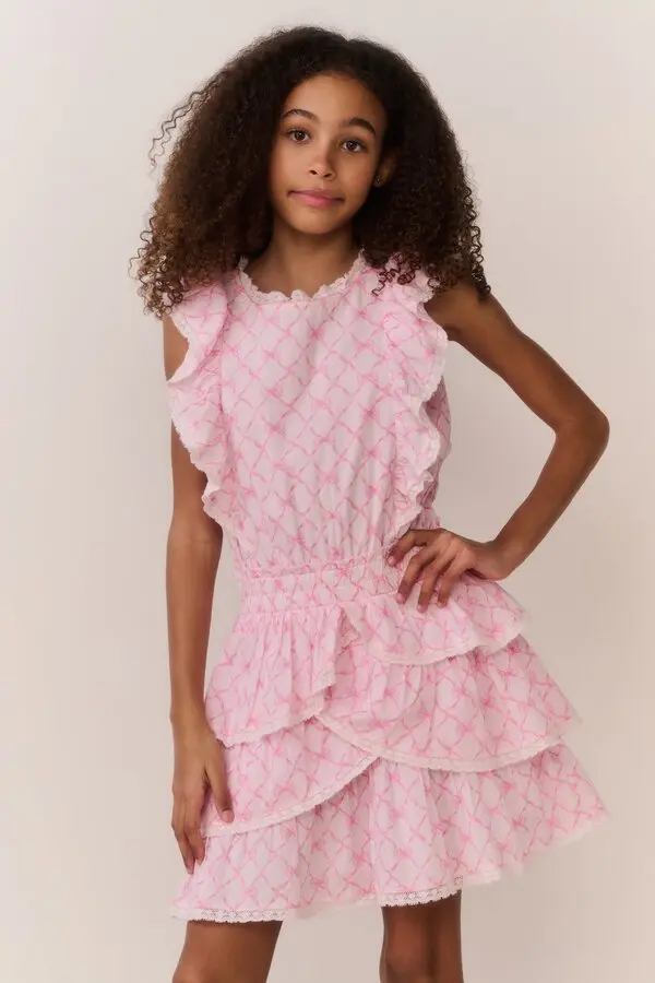 LoveShackFancy Tween Sweetheart Decker Dress