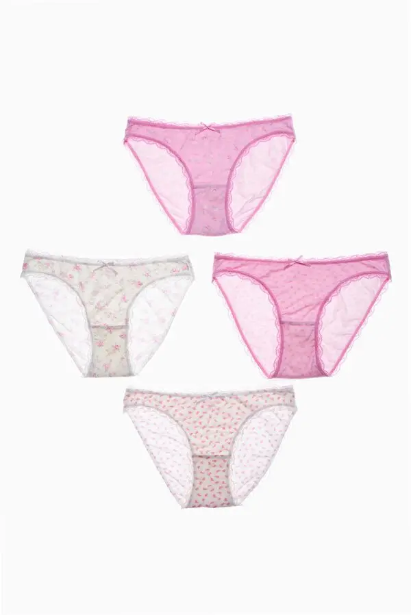LoveShackFancy Slumber Panty Set Set Of 4