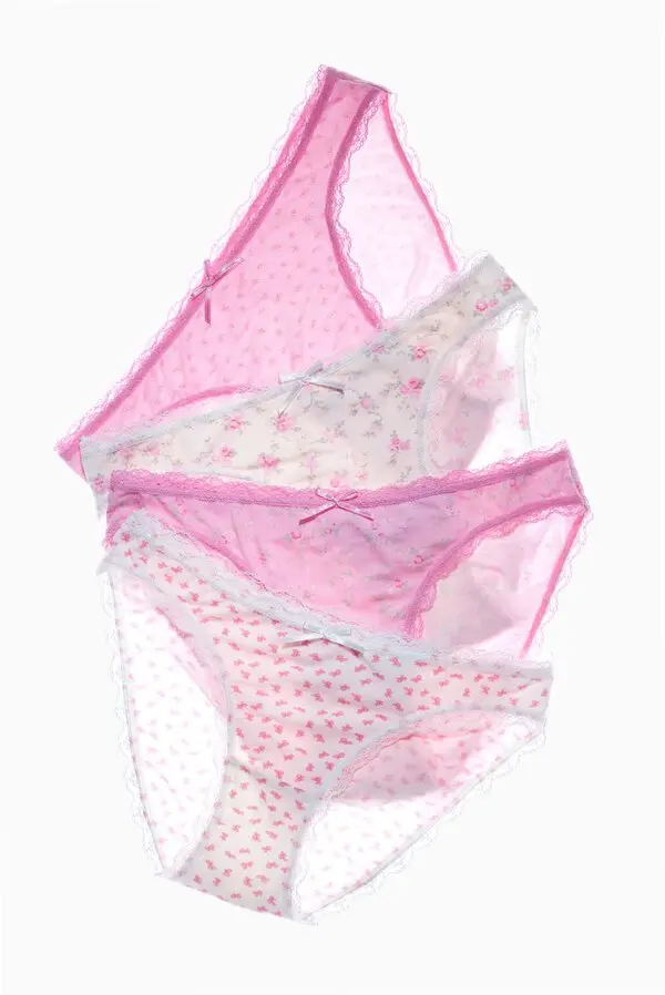 LoveShackFancy Slumber Panty Set Set Of 4