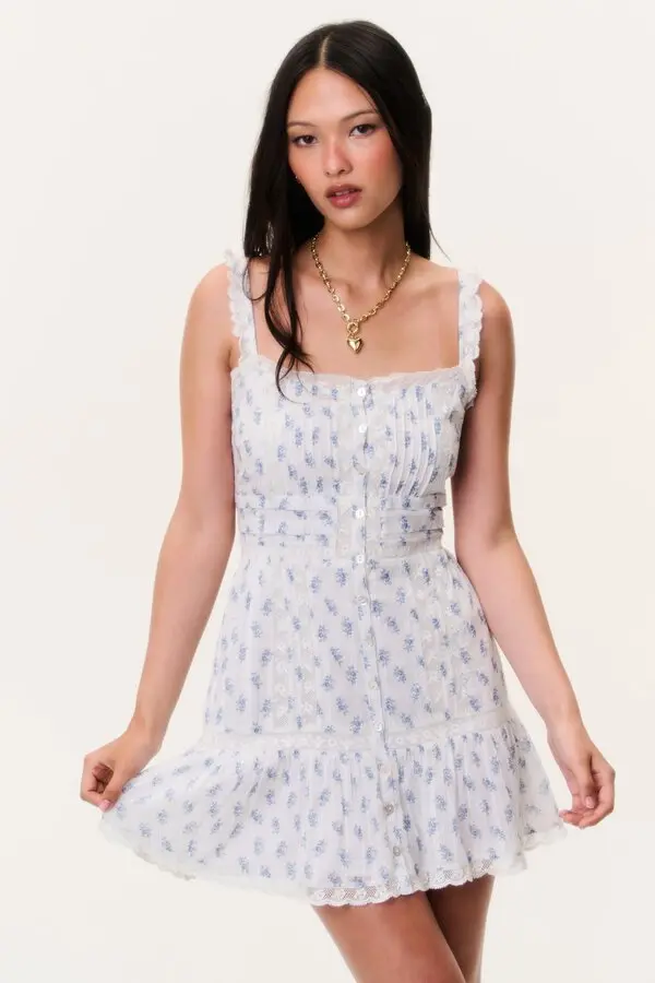 LoveShackFancy Andela Mini Dress