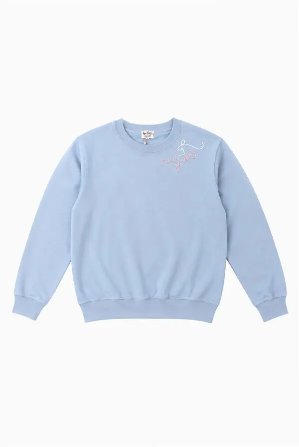 LoveShackFancy By Chep New Jersey Embroidered Pullover
