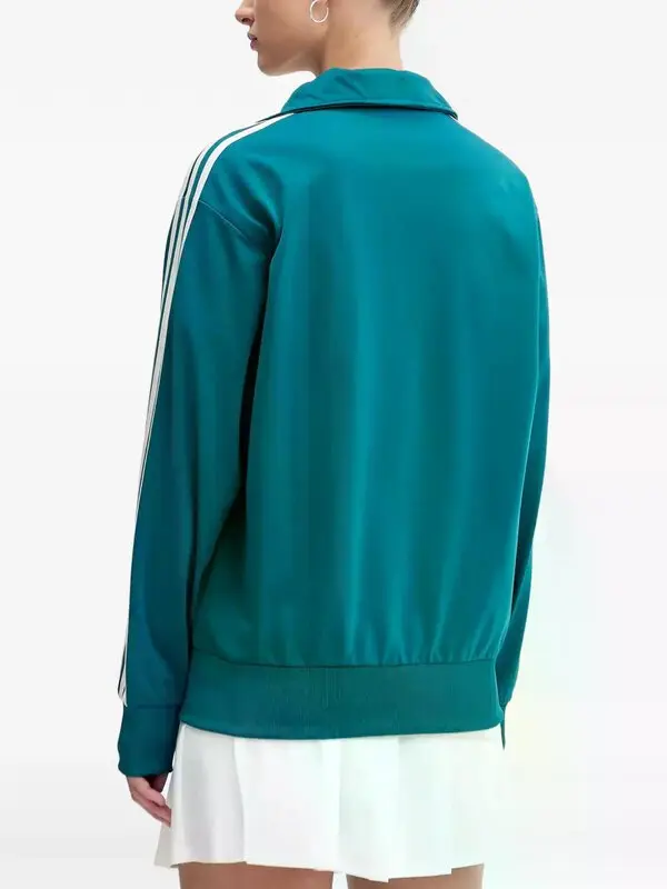 Adidas Zip-up Stripe Track Jacket - Blue