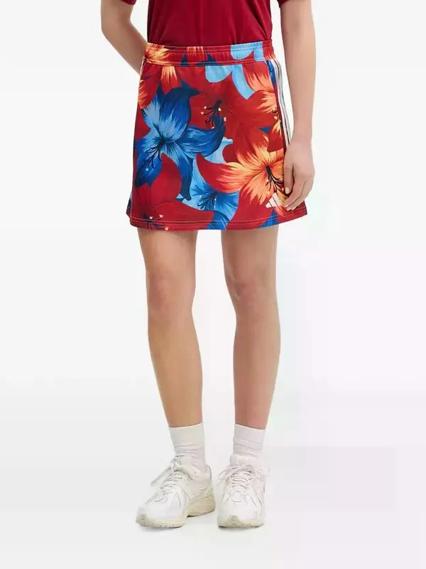 Adidas X Farm Rio Floral Print Skirt
