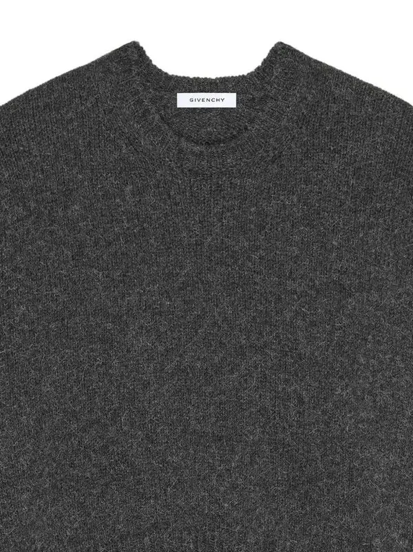 Givenchy Brushed-knit Crew-neck Sweater