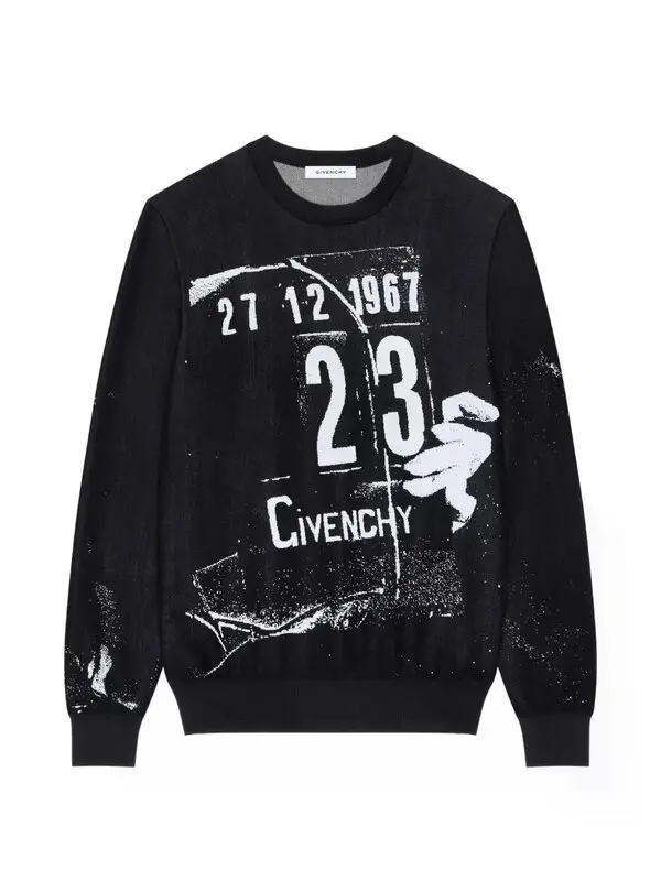 Givenchy Logo-print Knitted Sweater