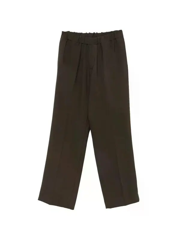 Sandro Elasticated Wide-leg Trousers