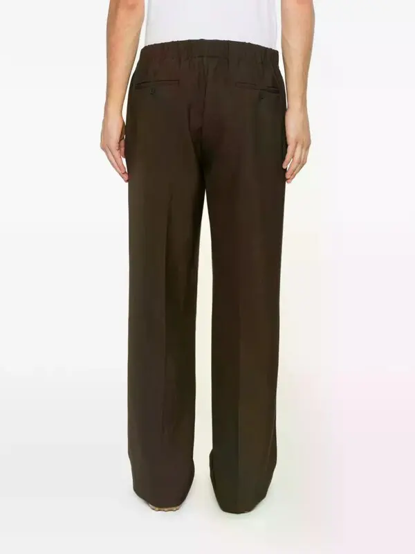 Sandro Elasticated Wide-leg Trousers