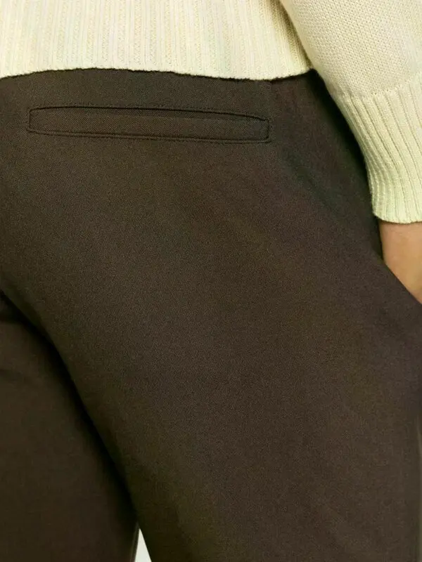 Sandro Monogram Pattern Straight-leg Trousers