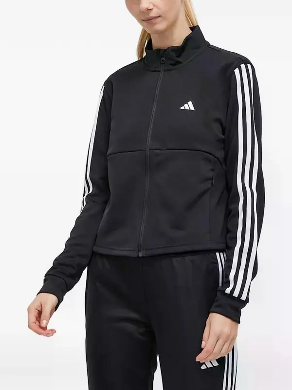 Adidas Striped Zip-up Sweatshirt