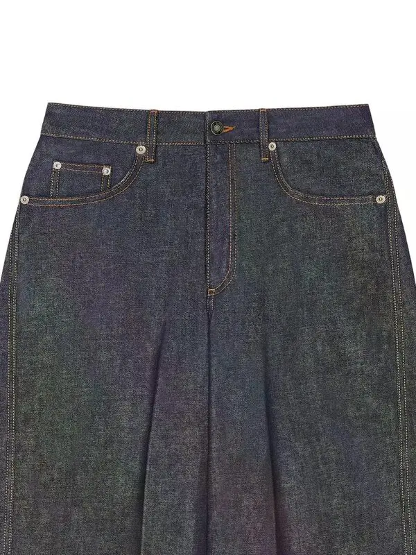 Givenchy Turn-up Cuff Wide Leg Jeans
