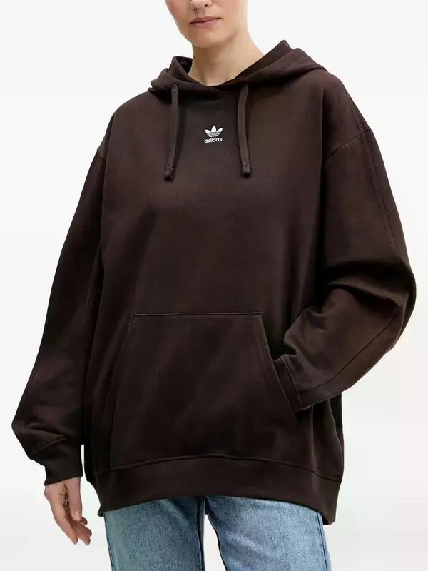Adidas Logo Embroidered Hooded Sweatshirt