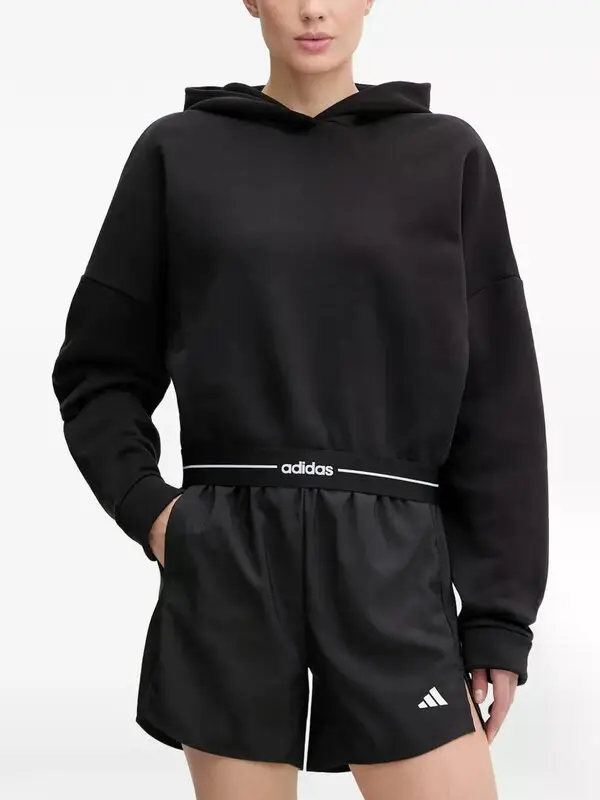 Adidas Cropped Hooded Top