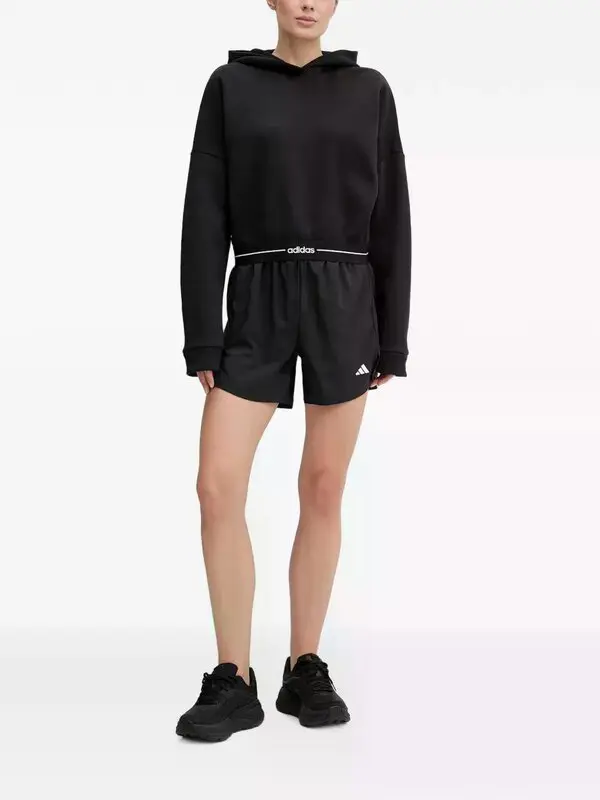 Adidas Cropped Hooded Top