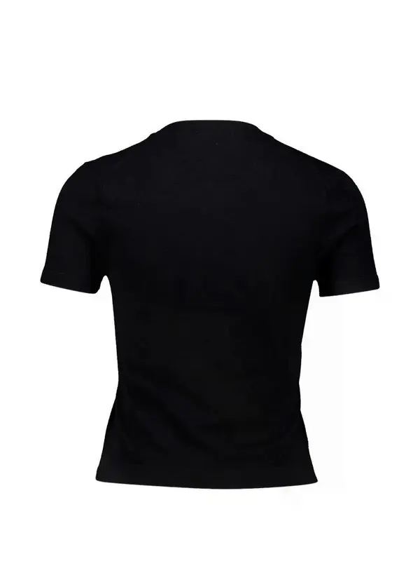 Altuzarra Fine Knit Short Sleeve Crew Neck Sweater