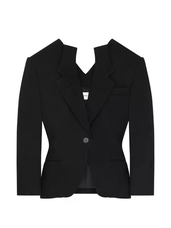 Givenchy Cut-out Notched-lapels Blazer