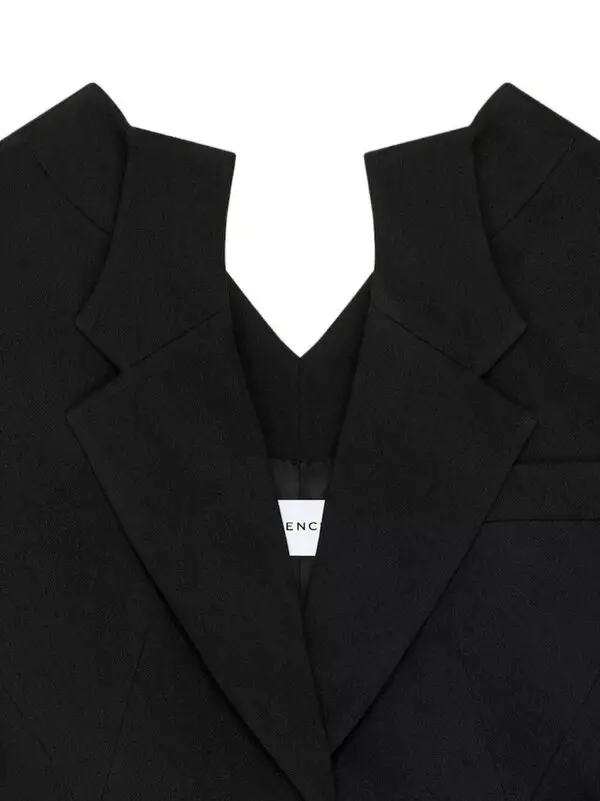 Givenchy Cut-out Notched-lapels Blazer