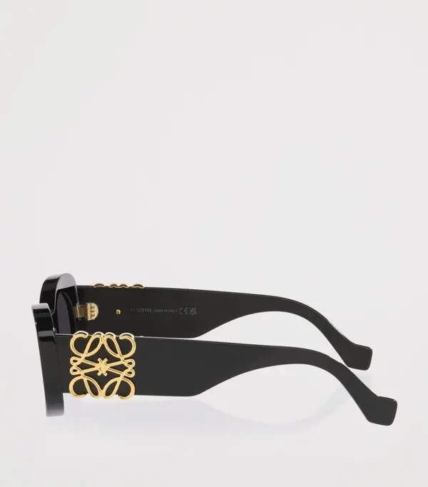 Loewe Anagram Bevelled Oval Sunglasses