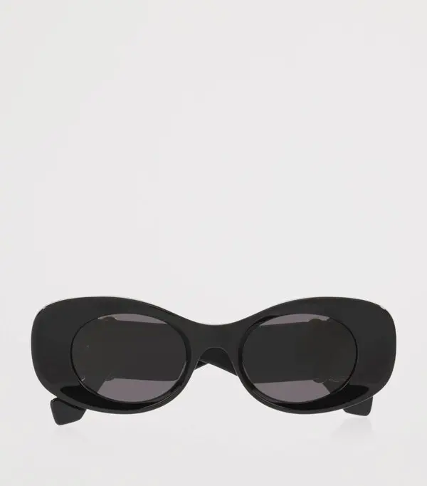 Loewe Anagram Bevelled Oval Sunglasses