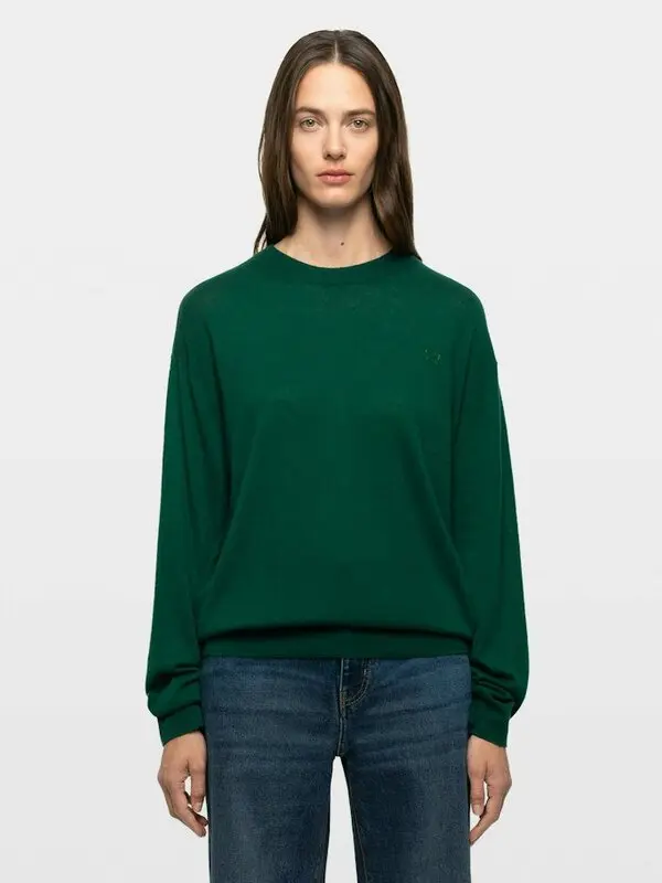 Zadig&Voltaire Swyna Cashmere Sweater - Emerald Green