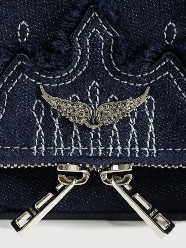 Zadig&Voltaire Rock Mini Clutch Denim