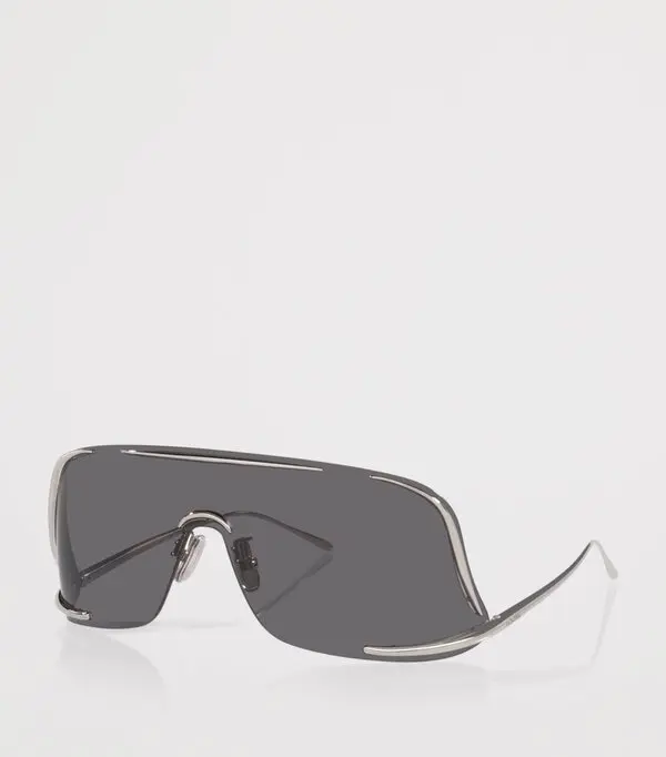 Loewe Shield Mask Rimless Sunglasses