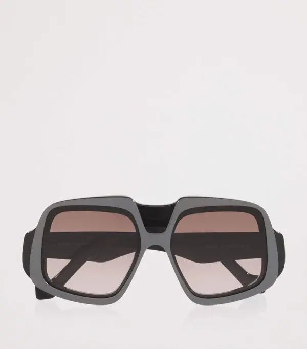 Loewe Anagram Oversized Square Frame Sunglasses - Black