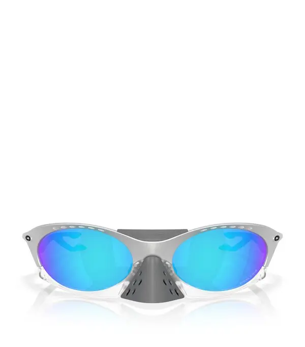 Oakley Plantaris Oval Sunglasses - Silver