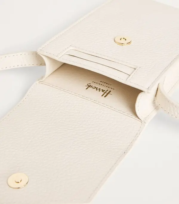 Harrods Leather Phone Pouch