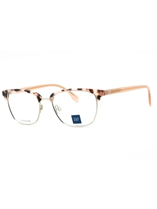 Gap Rectangular Eyeglasses With Tortoiseshell Accents - 0blu