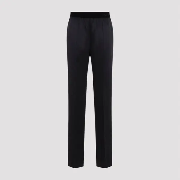 TOM FORD Silk Satin Pajama Pants With Stretch - Black